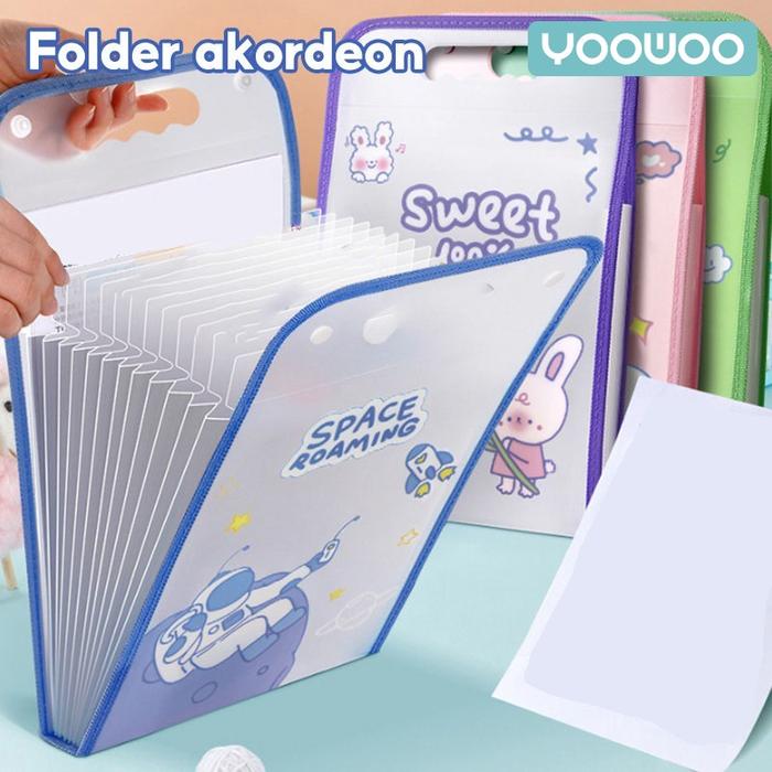 Jual KF462 YooWoo File Organizer / penyimpanan berkas / folder portable ...