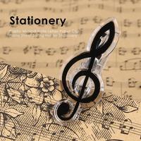 Jual 1-10pcs Plastic Musical Note Letter Paper Clip Piano Music Book ...