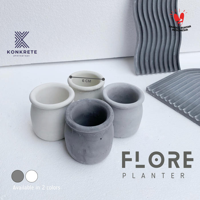 Jual Planter Semen Flore Pot Kaktus Sukulen - Pot Semen 7 cm - Pot ...