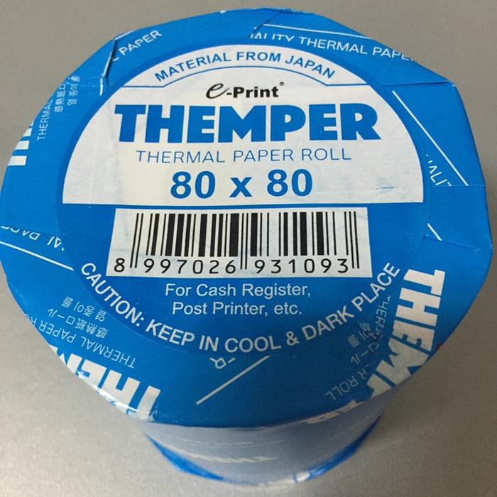 Jual Kertas Kasir 80x80 Kertas Thermal Paper E-Print 80 X 80 Mm - Kab ...