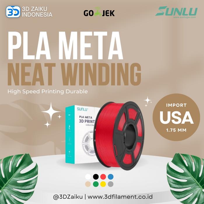 Jual SUNLU 3D Filament PLA Meta Neat Winding High Speed Printing ...