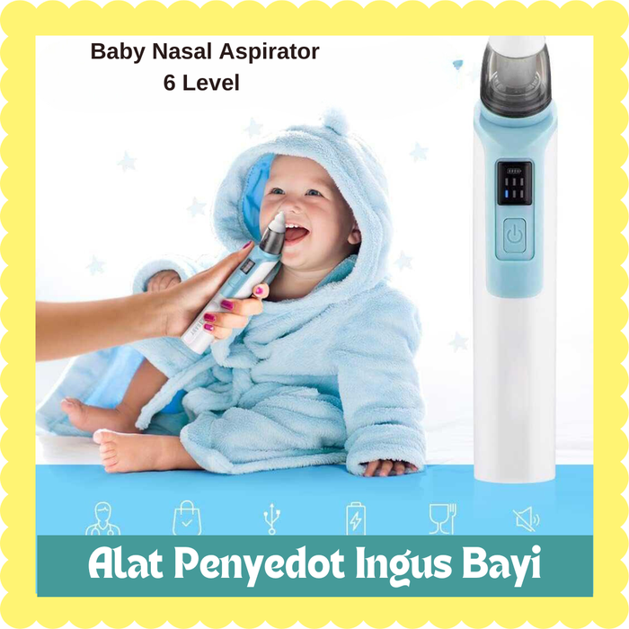 Jual Alat Penyedot Ingus Bayi 6 Level Baby Nasal Aspirator 500mAh ...