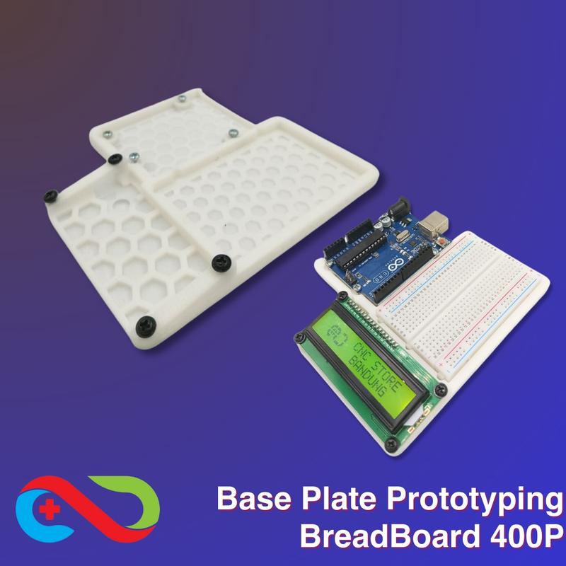 BASE PLATE BASEPLATE ARDUINO PROTOTYPING HOLDER BREADBOARD 400P - Shop ...