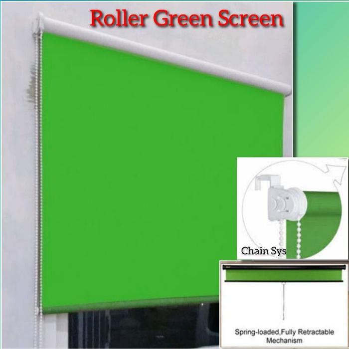 Jual Roller Green Screen Gulung Backdrop Ukuran Custom - Custom Ukuran ...