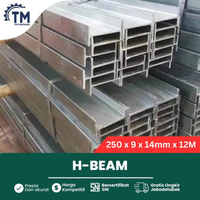 Jual Besi H Beam Merek LS Profil 100/125/150/200/250 SNI - 150 x 7 x ...