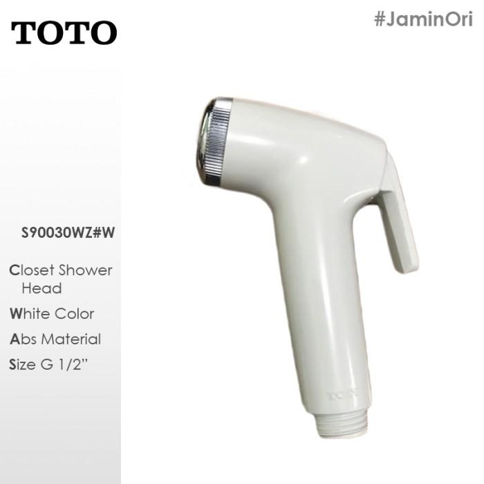Jual Jet shower TOTO Kepala Toilet Shower Spray Head S90030WZ#W Putih ...