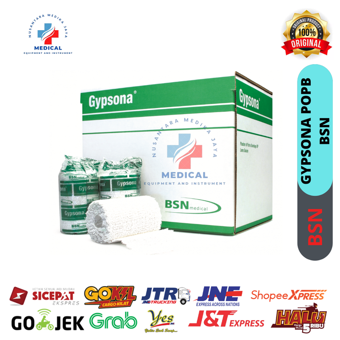 Jual Gypsona 7.5cm x 3.5m / Gypsona 3 Inch / Pembalut Patah Tulang BSN ...
