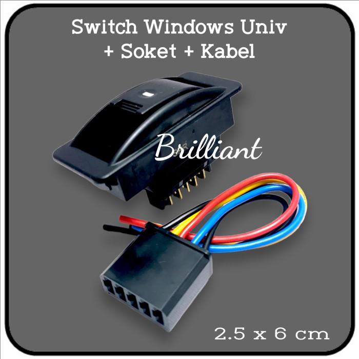 Switch Power Window Universal Model Ori - Tarik - Shop | Tokopedia