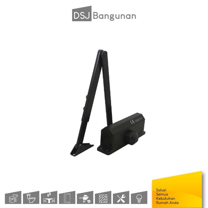 Jual Dekkson Door Closer DCL 300 HO Matt Black / Penutup Pintu Otomatis ...