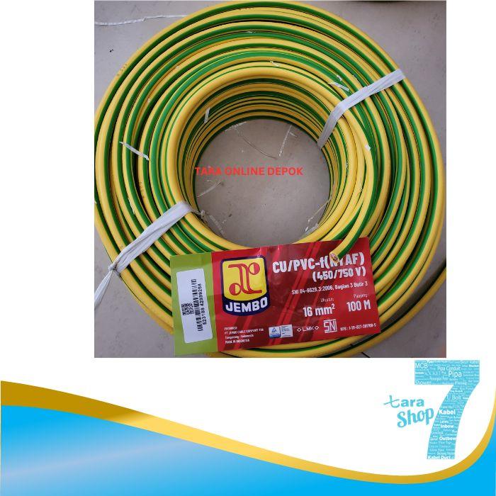 Jual Kabel Serabut NYAF JEMBO 16 mm Kuning Ijo - Solusi Listrik yang ...