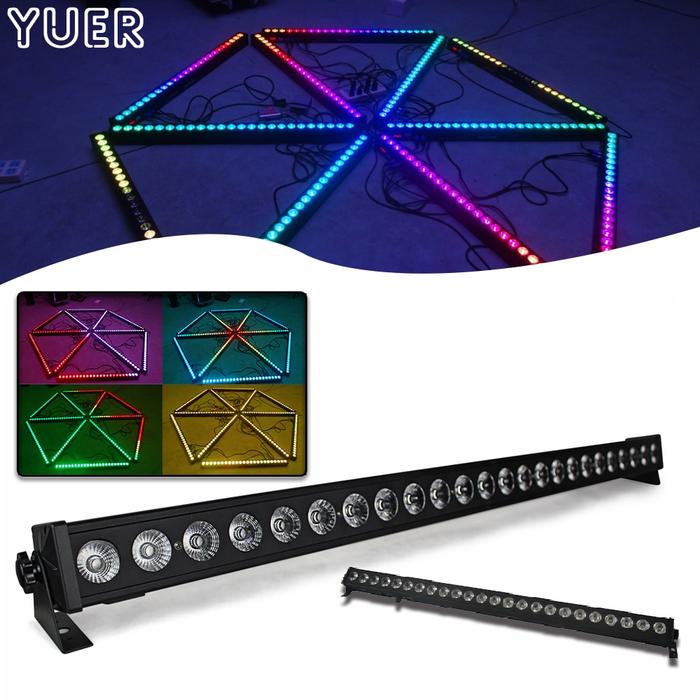 Jual SWA 24x3w RGB 3IN1 Led Wall Washer Light DMX Wash Bar Led lamp ...