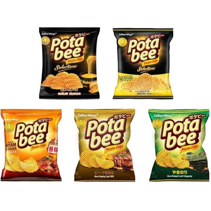 Jual SNACK POTABEE 68 GRAM BLACK BBQ BEEF SEAWEED RUMPUT LAUT MELTED ...