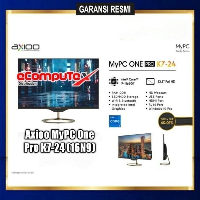 PC AIO AXIOO MYPC ONE PRO K7 (16N9-24) K7-24(16N9) 16GB 1TB TKDN - Shop ...