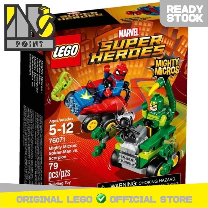 Jual LEGO 76071 - Super Heroes - Mighty Micros: Spider-Man vs. Scorpion ...