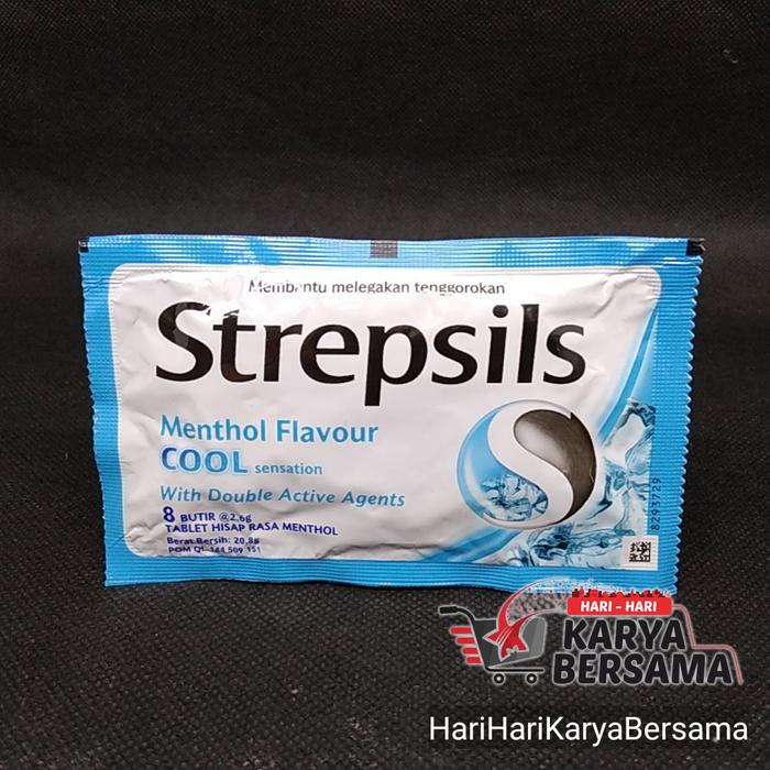 Jual PERMEN STREPSILS MENTHOL COOL FLAVOUR ISI 8 BUTIR X 2.6GR - Kota ...