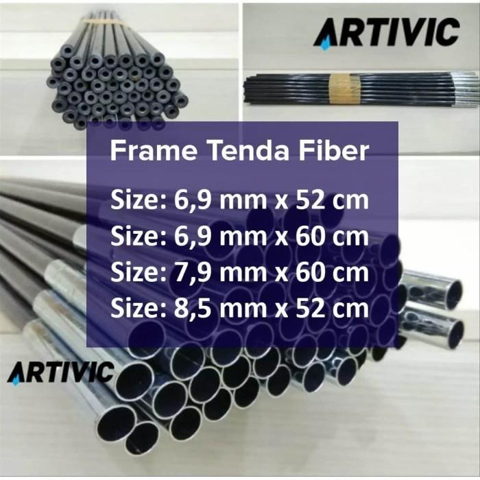 Frame Rangka Batang Tenda Fiber Fibre 8,5mm x 52cm dan 7,9mm - Shop ...