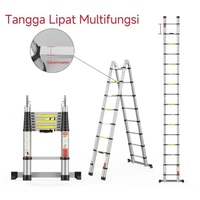 Jual Highline Tangga Lipat Portable Tangga Teleskopik Multifungsi - TG ...