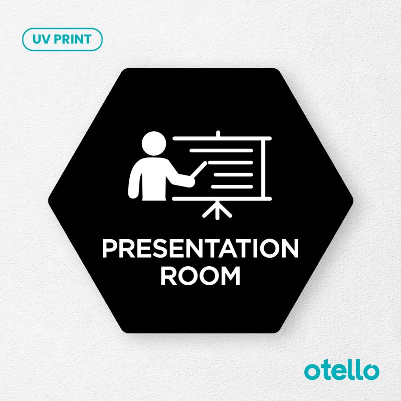 Presentation Room Signage Board Akrilik Tempel Dinding Papan - Shop ...