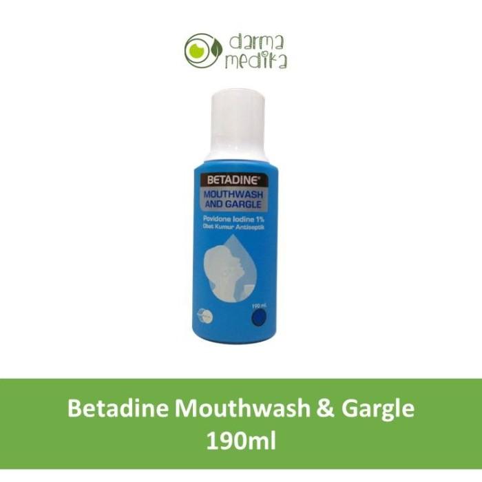 Betadine Mouthwash and Gargle Obat Kumur Antiseptik Povidone Iodine 1% ...