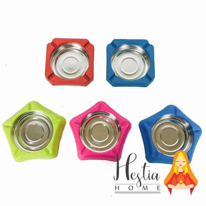 Jual RX-Asbak Rokok Motif Bintang & Persegi Stainless Steel Tebal Warna ...