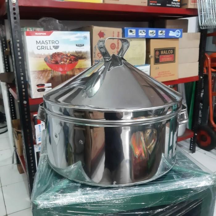KALAKAT STEAMER BULAT/KUKUSAN STAINLESS/LANGSENG SERBAGUNA 50 CM Best ...