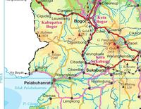 Jual Peta Jawa Barat Ukuran Besar Tanpa Bingkai Bahan Tahan Air ...