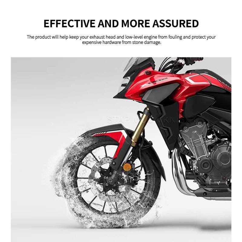 Cb500x Aksesoris Motor Front Fender Mudguard Extender Extension Untuk ...