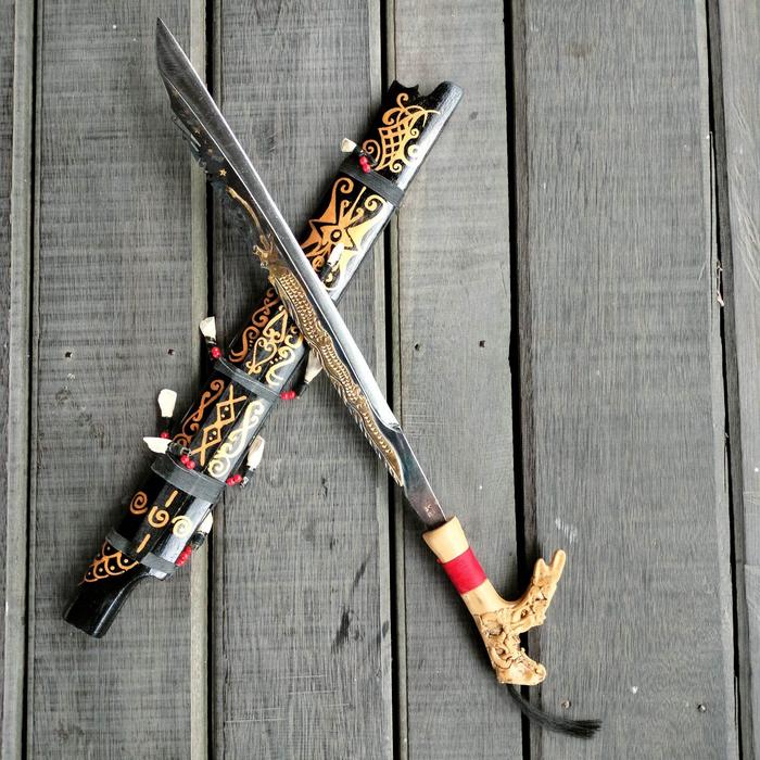 Jual Top Mandau Khas Dayak. Mandau Kalimantan Mandau Souvenir Mandau ...
