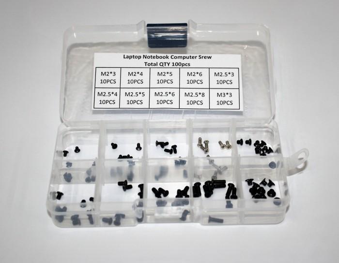 Baut Laptop Notebook isi 100 Pcs/Screw Service KIT Laptop Notebook ...