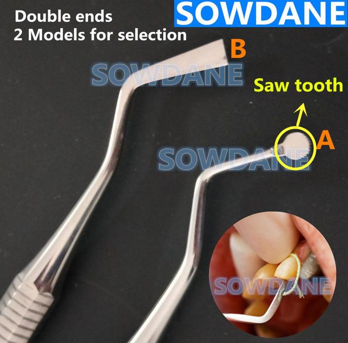 Jual Dental Gingival Retraction Cord Packer Tool Dental Scaler Gingival ...