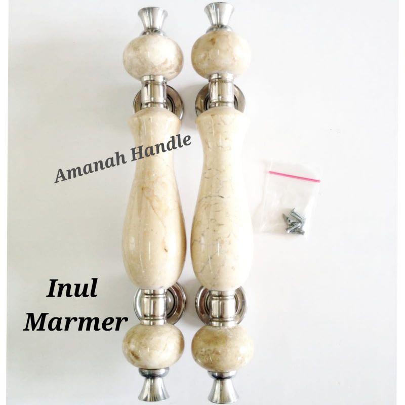 Handle Pintu Marmer Batu Alam 33Cm - Gagang Pintu Rumah Stainless ...