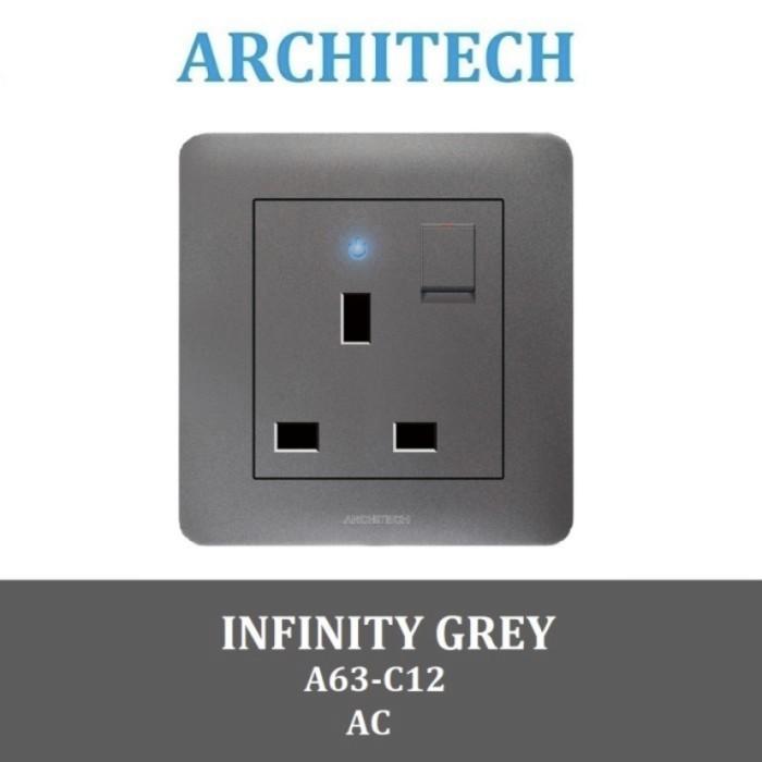 Jual Stopkontak Colokan Ac// Architech Grey Infinity - Jakarta Pusat ...