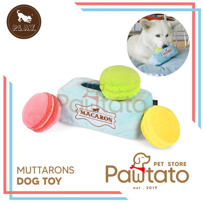 Mainan Anjing Petplay Pup Cup Cafe Muttarons Macaron Dog Toy - Shop ...