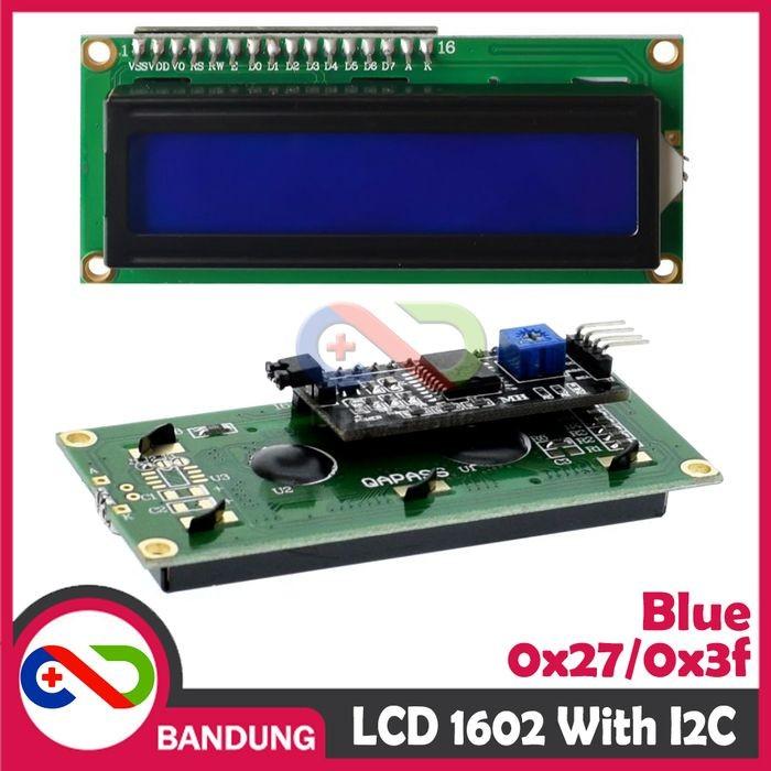 LCD 1602 CHAR BLUE BACKLIGHT WITH I2C SERIAL INTERFACE MODULE - Shop ...