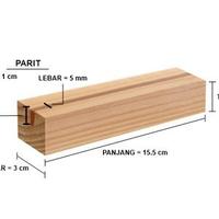 Jual Dudukan Stand Kayu Wood Price Tag Holder Akrilik Acrylic Kalender ...