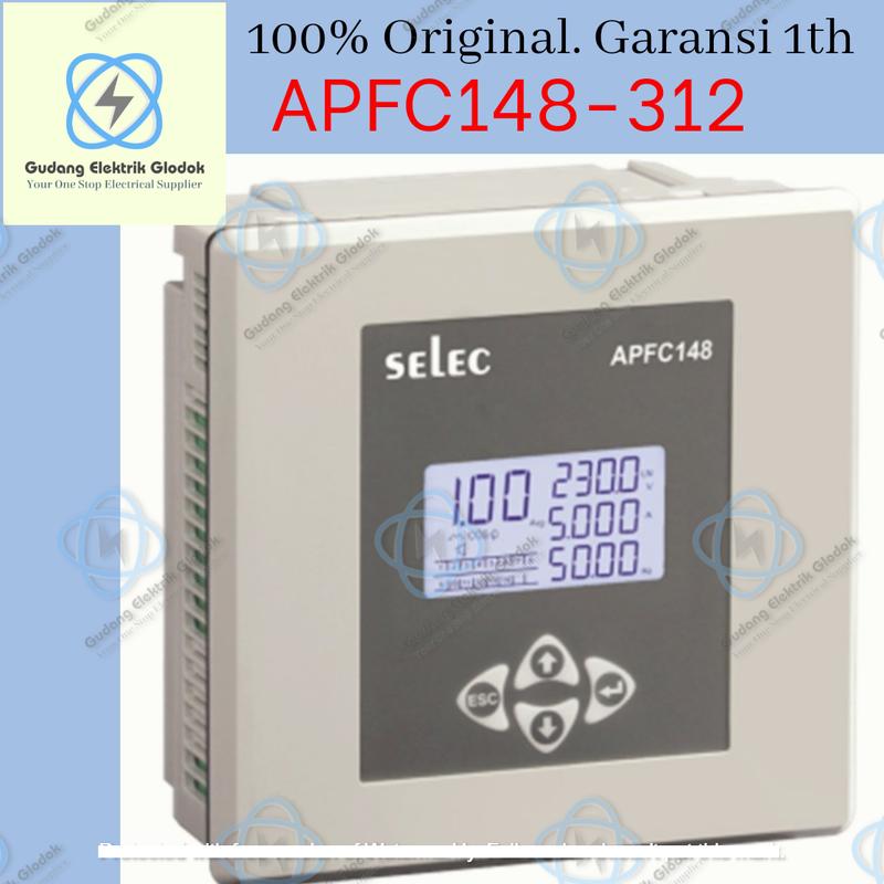 POWER FACTOR CONTROLLER ; 144X144 ; APFC148-312 ; SELEC - Shop | Tokopedia