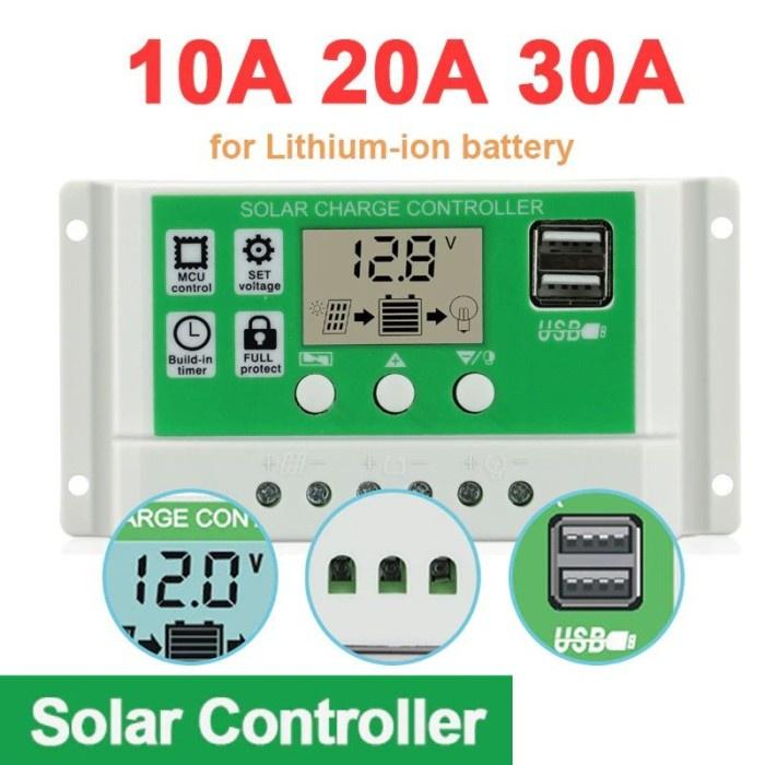 Solar Panel Charger Controller Panel Surya 12V 24V - Shop | Tokopedia