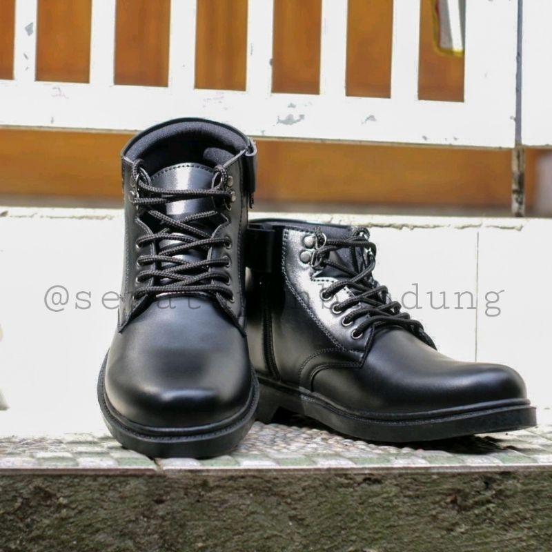 Sepatu Pdh Pria Terbaru Doff Dan Mengkilap Satpam Tni Polri Paskibra ...