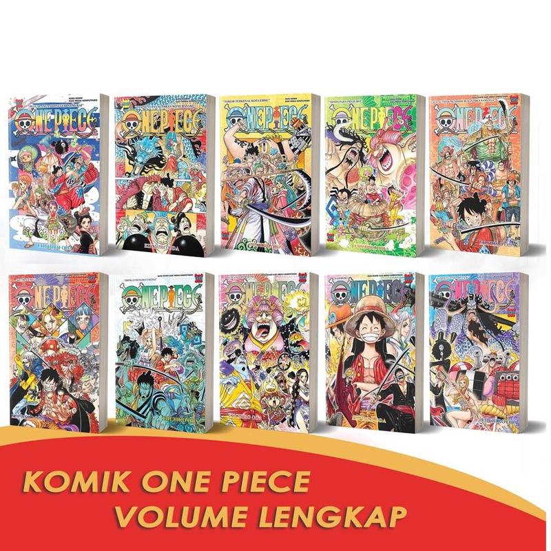 One Piece, Vol. 101-105 by Eiichiro Oda (English Version) Komik - Shop ...