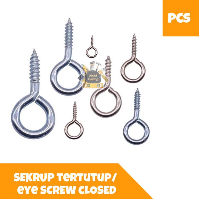 Sekrup Tertutup / Ring O Eye Screw Closed Skrup Gantungan Cantolan ...