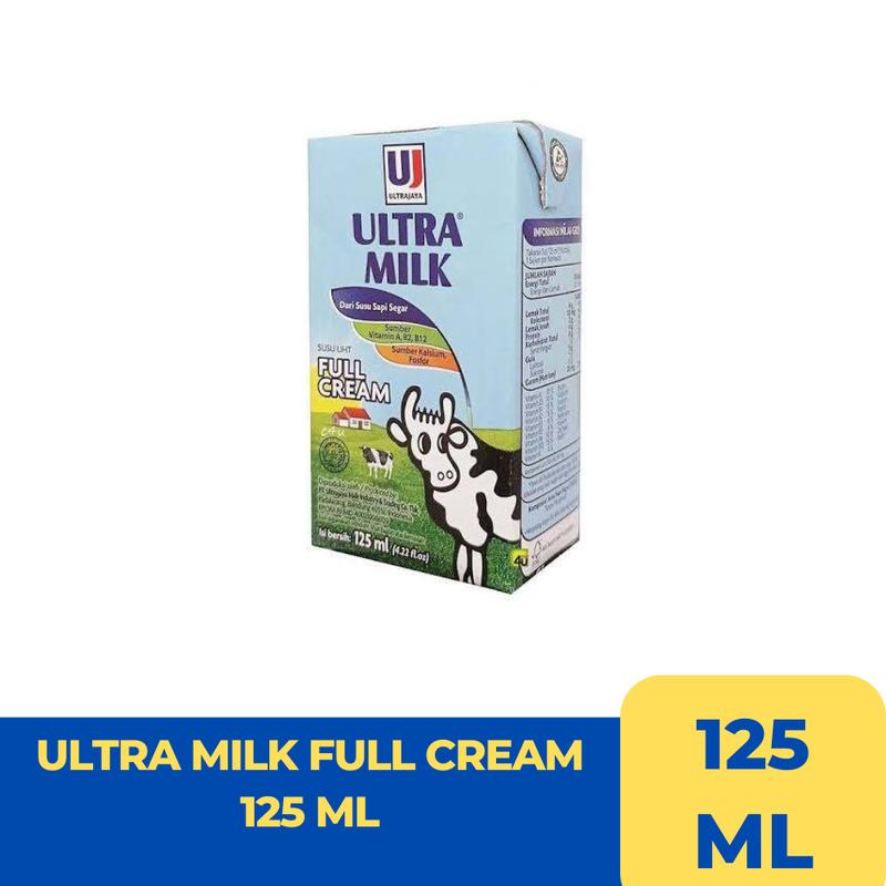 ULTRA MILK FULL CREAM 125 ML - Shop | Tokopedia