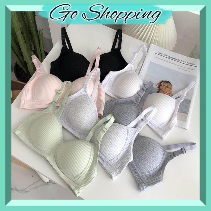 GO! BR484 BH Bra motif garis lurus Push Up Style Senam Zumba - Shop ...