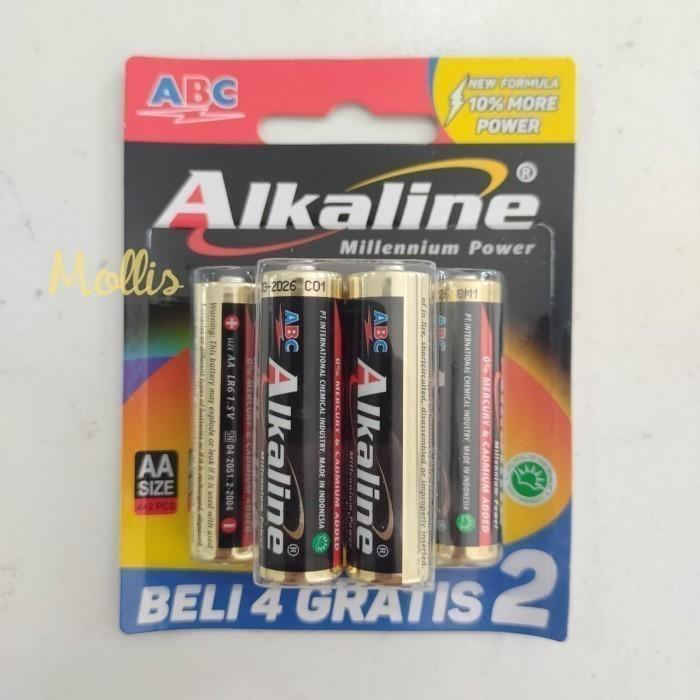 Baterai/Batre ABC Alkaline AA isi 6 pcs - Shop | Tokopedia