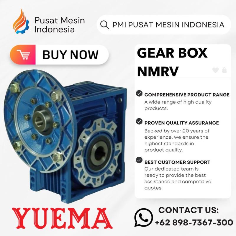 GEAR BOX WORM GEAR YUEMA YMRV NMRV 50 RATIO 1/7,5 - 1/100/ GEAR - Shop ...