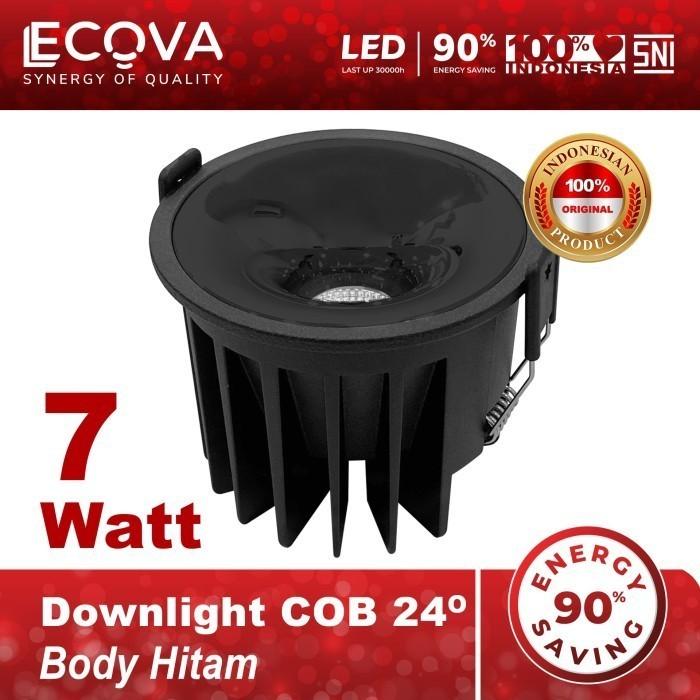 Jual ECOVA Lampu LED Downlight COB 24 7 WATT Elegant Dekoratif Warna ...