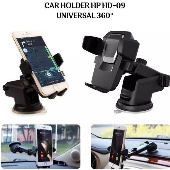 HD-09 HOLDER DASHBOARD MOBIL ORIGINAL HOLDER 360 DEGREE ROTATION CAR ...