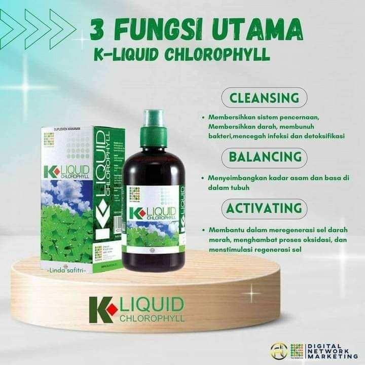 COD KLOROFIL K LIQUID CHLOROPHYLL K LINK ORIGINAL - Shop | Tokopedia