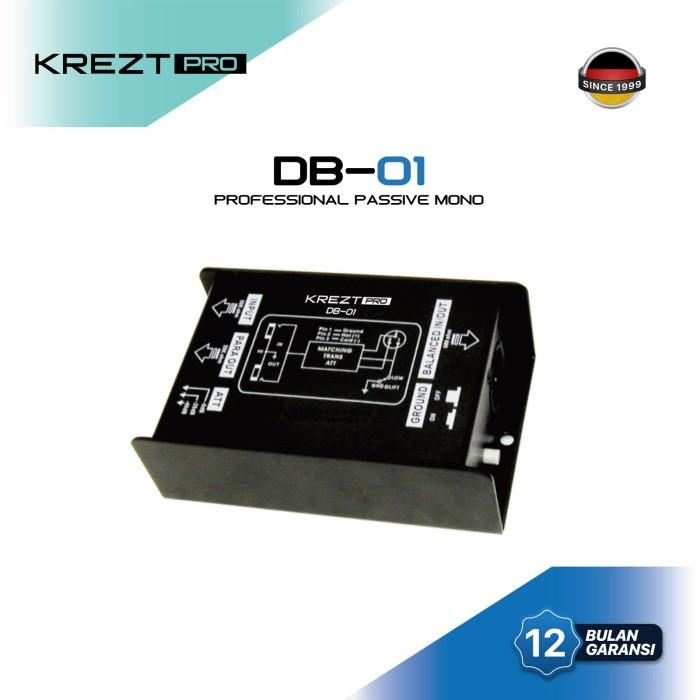 Direct Box KREZT PRO DB-01 Passive Mono DI BOX Pasif - Shop | Tokopedia