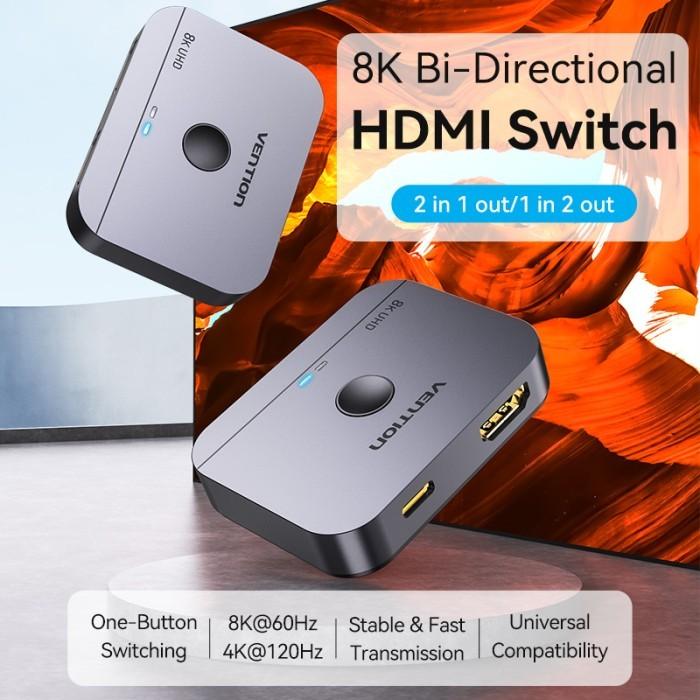 VentIon HDMI Switcher 8K 60Hz With Power Supply - AKP - Shop | Tokopedia