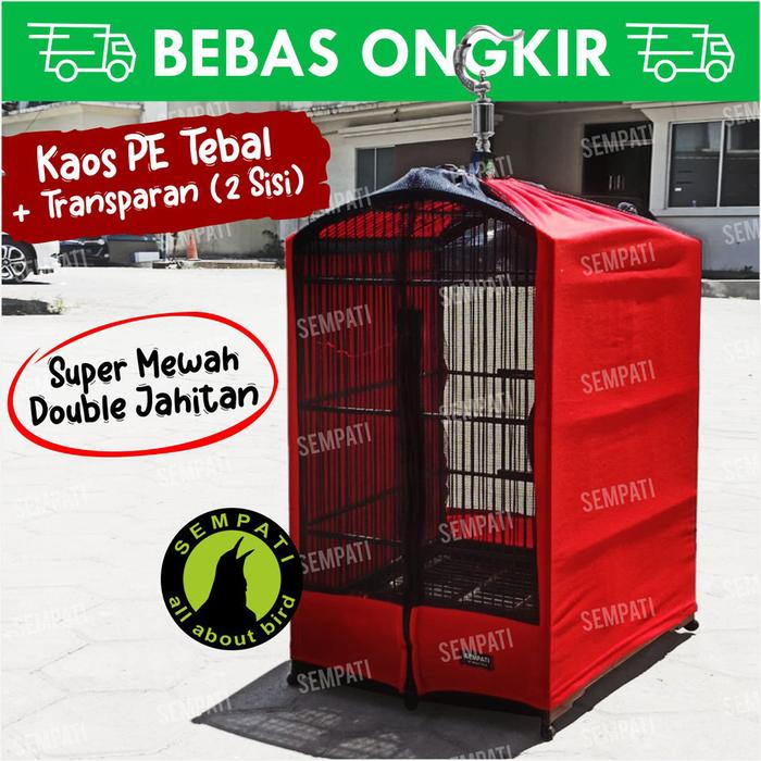 Jual KRODONG KERODONG SANGKAR KANDANG KOTAK KAOS PE SEMI TRANSPARAN ...